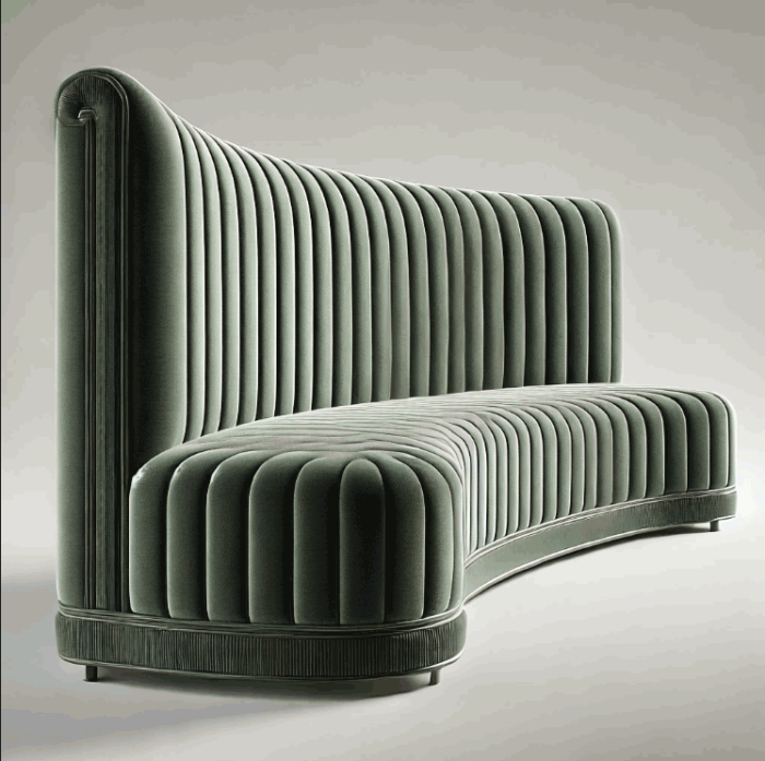 Baxter Curved Banquette – Custom Commercial Banquette Seating
