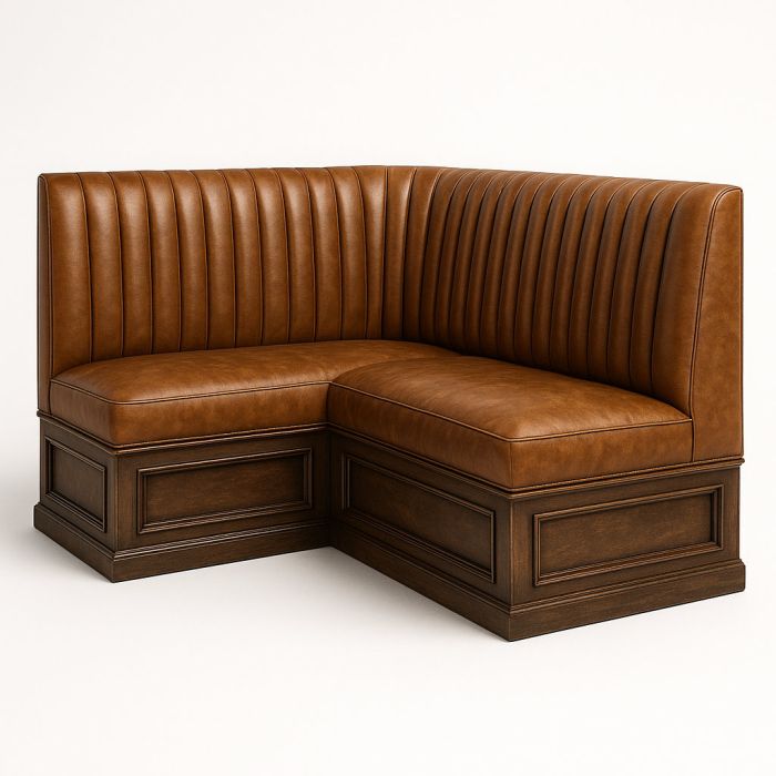 L-Shaped Banquette Seating for Restaurants and Hotels